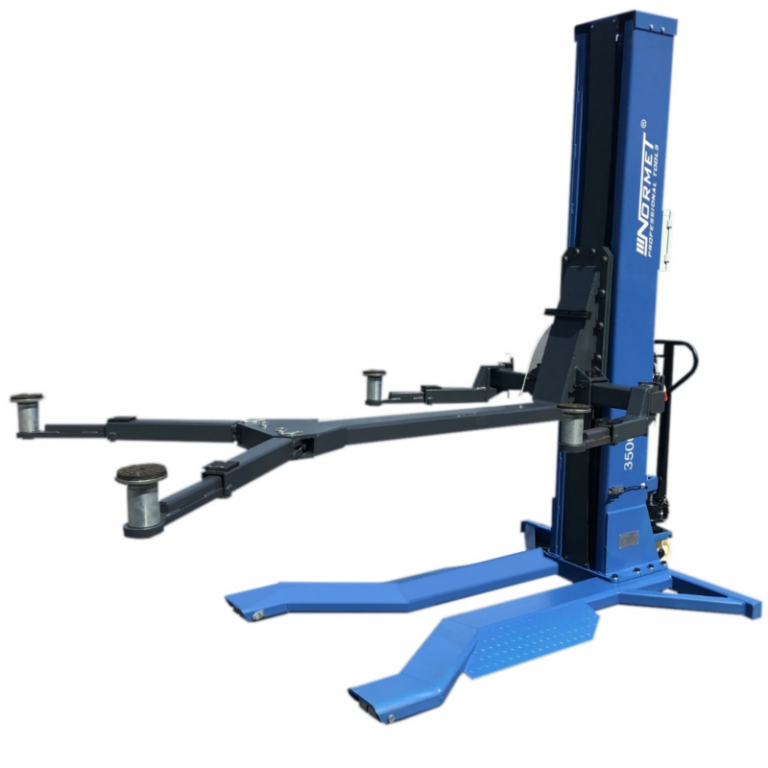 Pont 1 colonne - Mobile - 3.5T - 230/380V - Rouge - Mecatelier